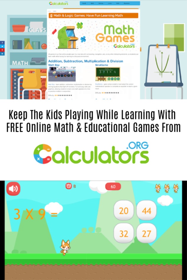 Keep The Kids Playing While Learning With Free Online Math ...