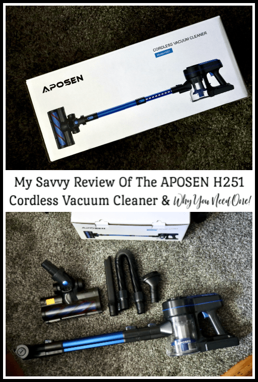 My Savvy Review Of The APOSEN H251 Cordless Vacuum Cleaner