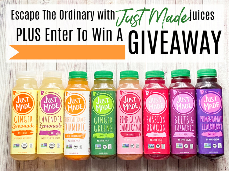 Escape The Ordinary with Just Made Juices PLUS Enter To Win A Giveaway ...