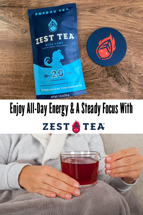 Enjoy All-Day Energy & A Steady Focus With ZEST Tea