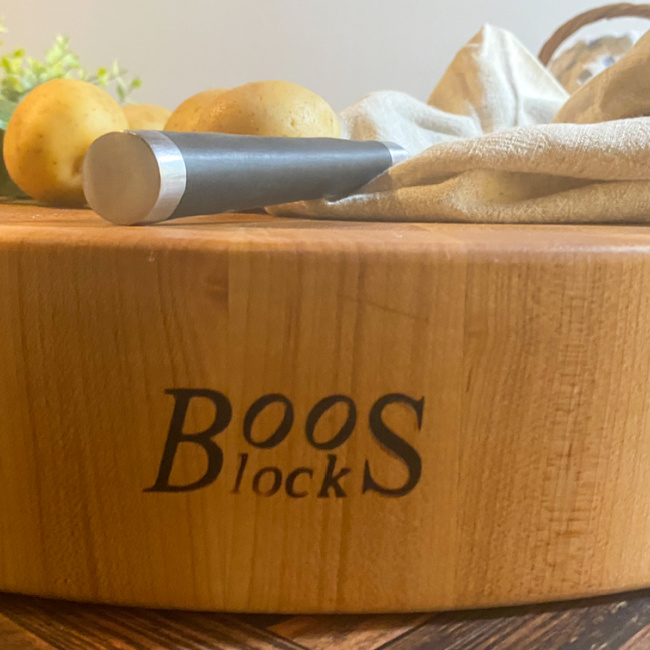 My Savvy Review Of The 3" Thick Maple Round Chopping Block with ...