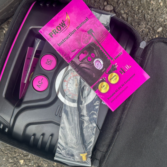 My Savvy Review Of The PROW Portable Air Compressor Tire Inflator