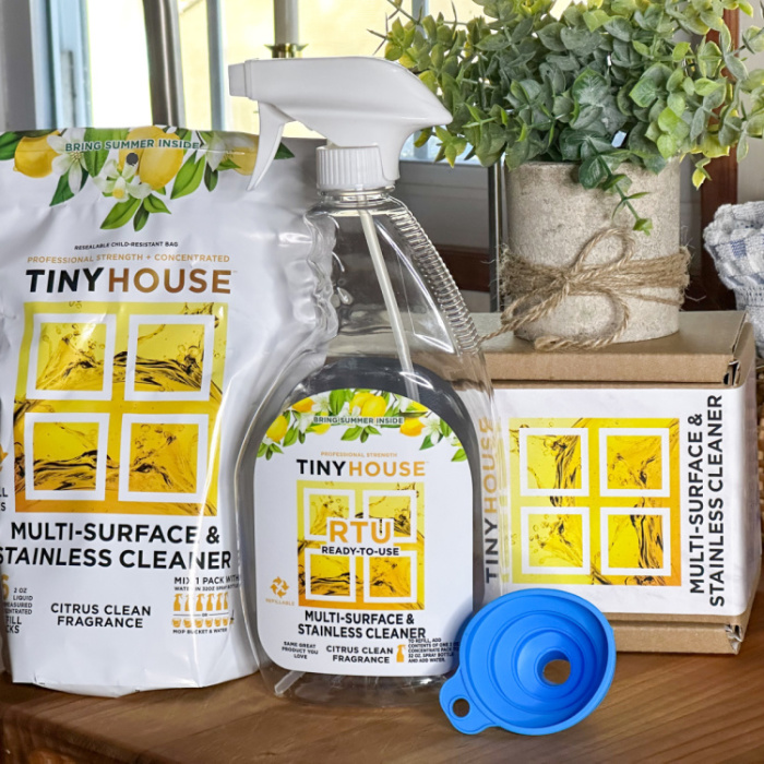 Add Tiny House ® Multi-Surface & Stainless Cleaner To Your Spring Clean ...