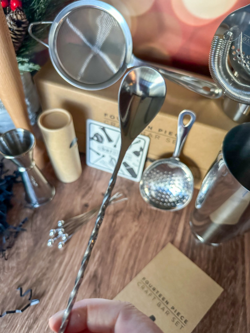 Give The Gift Of Perfect Cocktails With A Bar Above's 14 Piece Stainless Steel Mixologist Bar ...