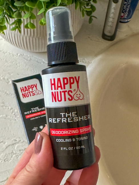 My Savvy Review Of Happy Nuts NEW Refresher Spray in Original Scent!